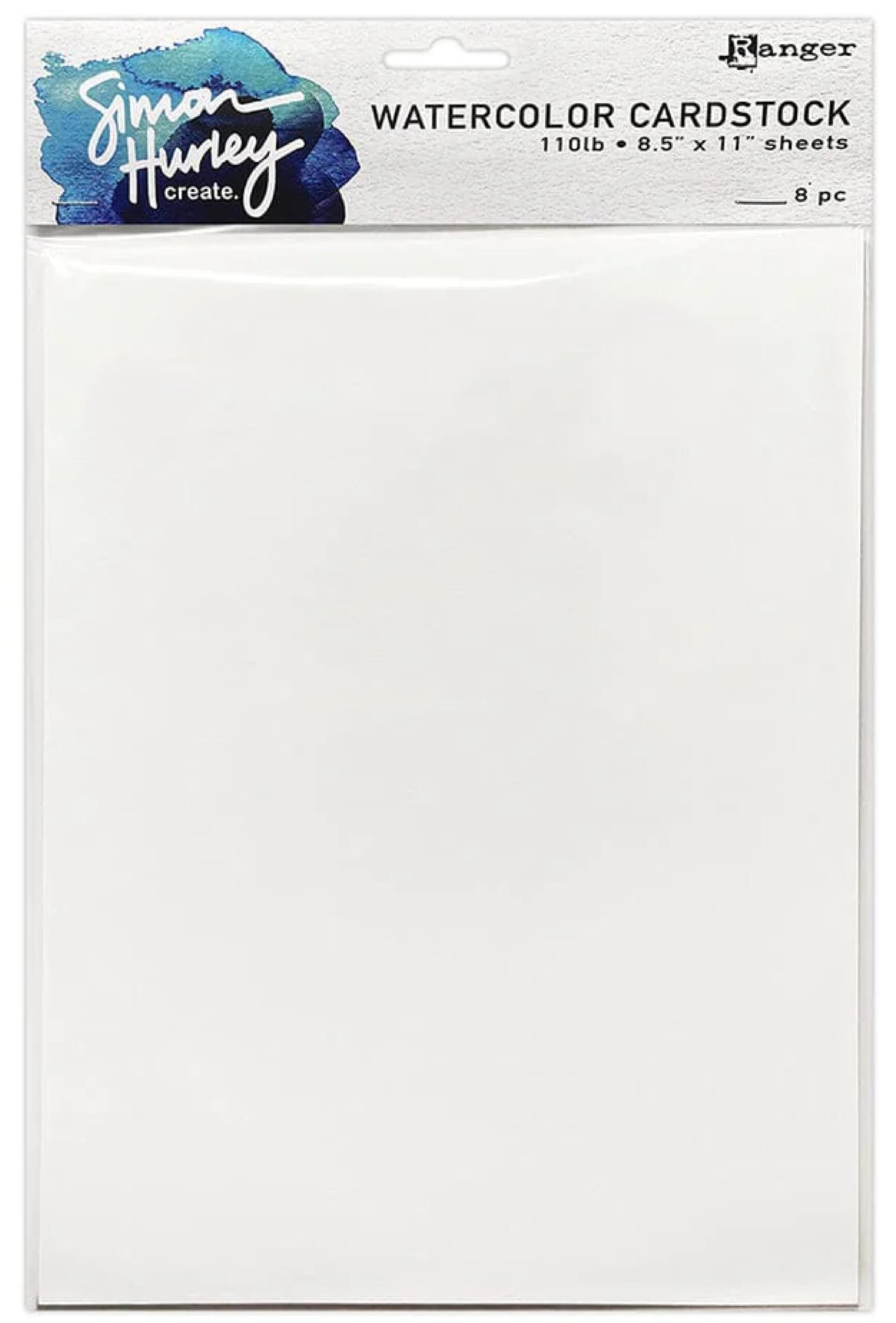 Ranger – Simon Hurley – create. – Smooth Watercolor Cardstock (8 Pieces ...